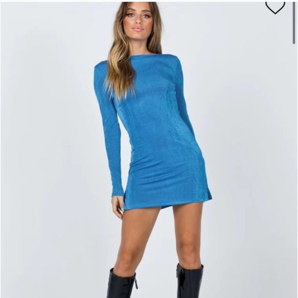 Lioness | Dresses | Nwt Lioness Blue Mini Dress | Poshmark